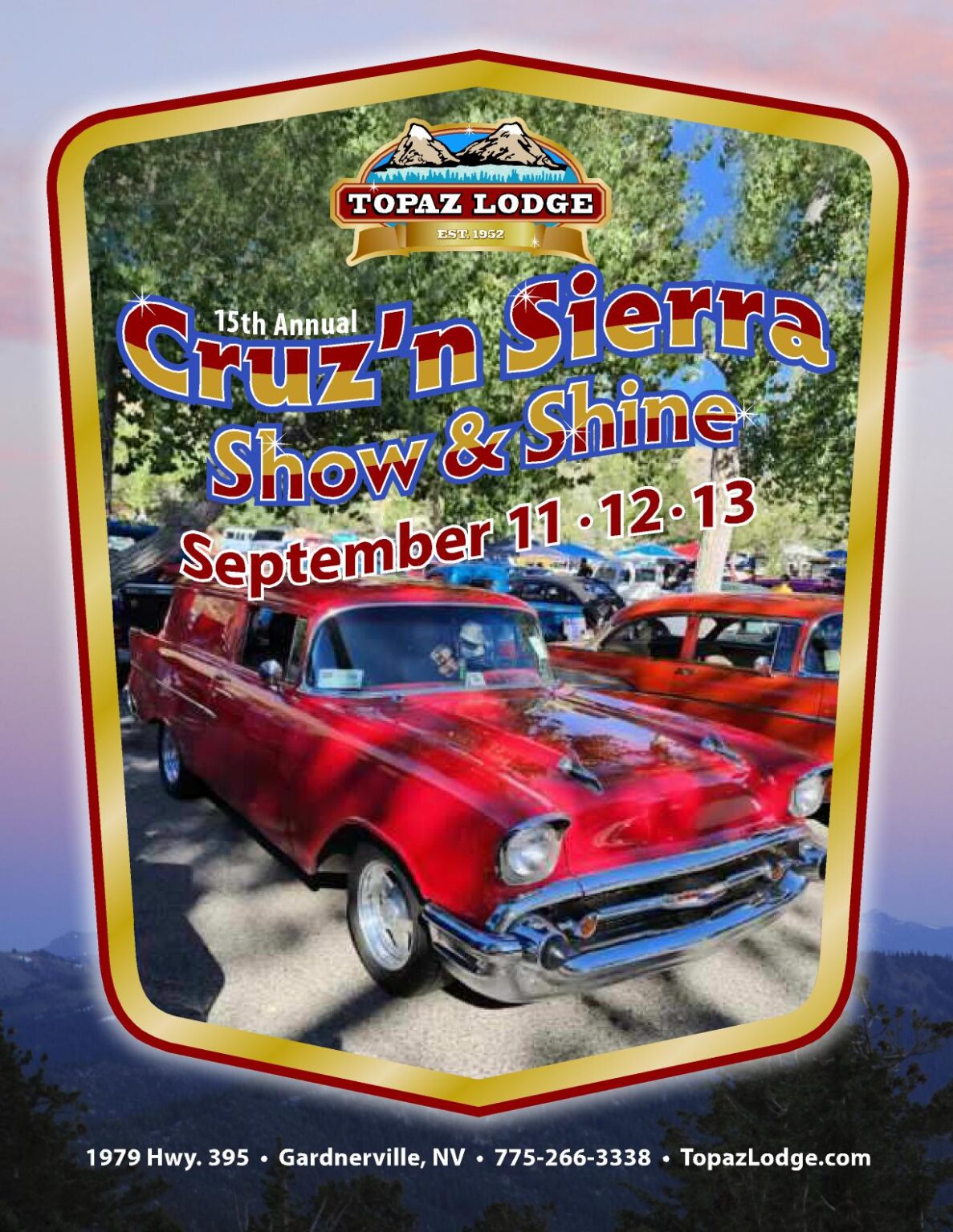 Cruz'n Sierra Show & Shine | Topaz Lodge