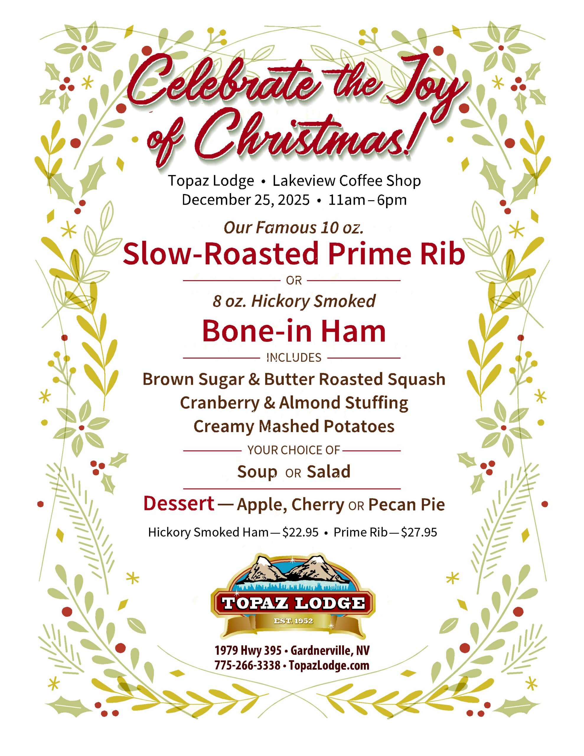 Topaz Lodge Christmas Special | Topaz Lodge